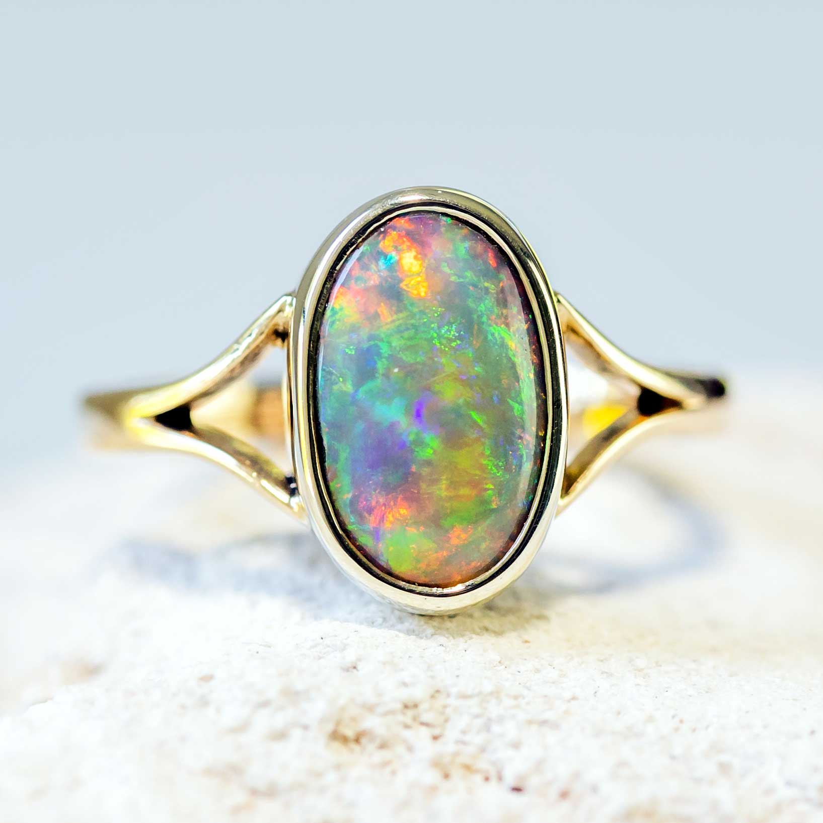 Authentic Opal Jewelry From Australia - Black Star Opal